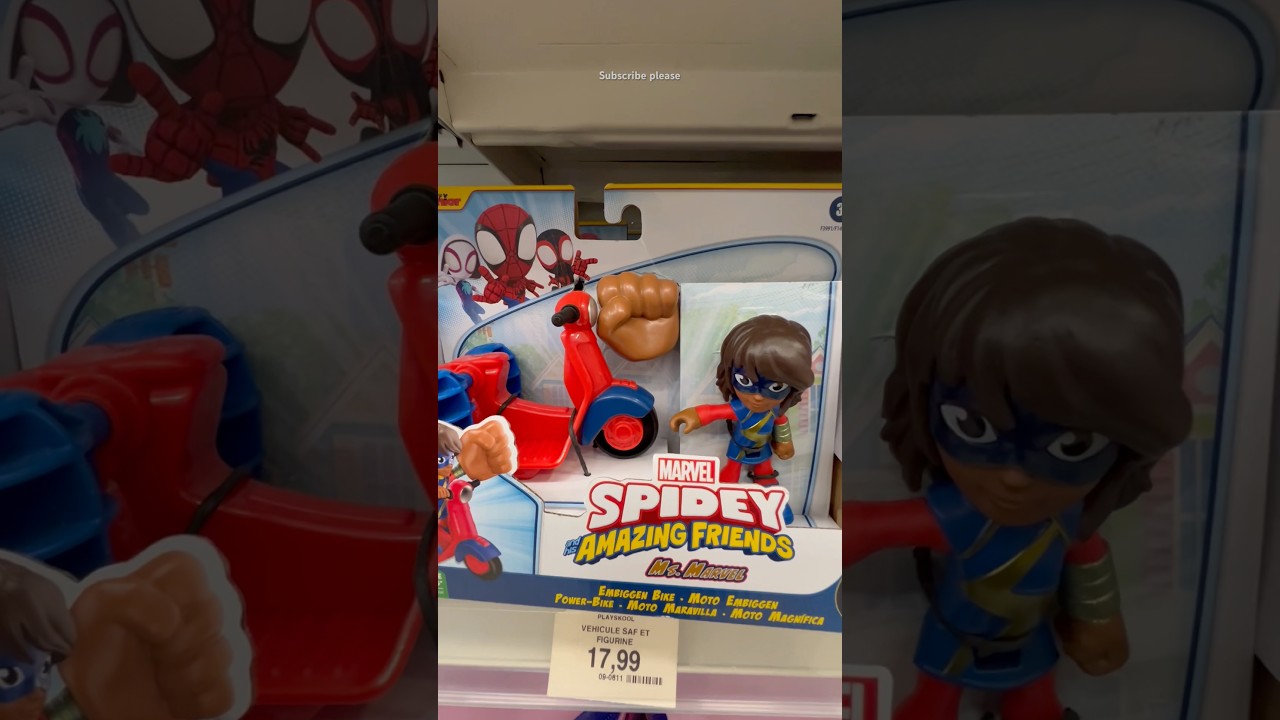 Disney #junior #Spidey and his amazing friends #Ms marvel #Embiggen bike #toys #shortsfeed #shorts