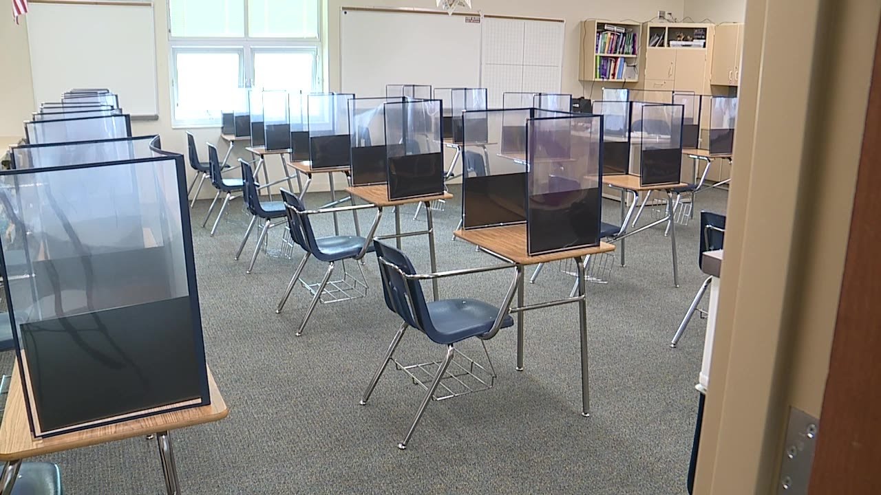 Kenston schools implementing desk barriers
