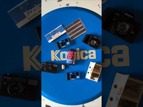 Konica Minolta Film Camera Miniatures Look at how tiny they are—smaller than a 35mm film canister!