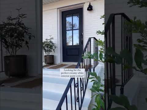 The Perfect White Paint Color for Painting Exterior Brick
