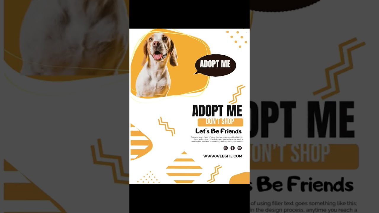 Pet Adoption Event Template