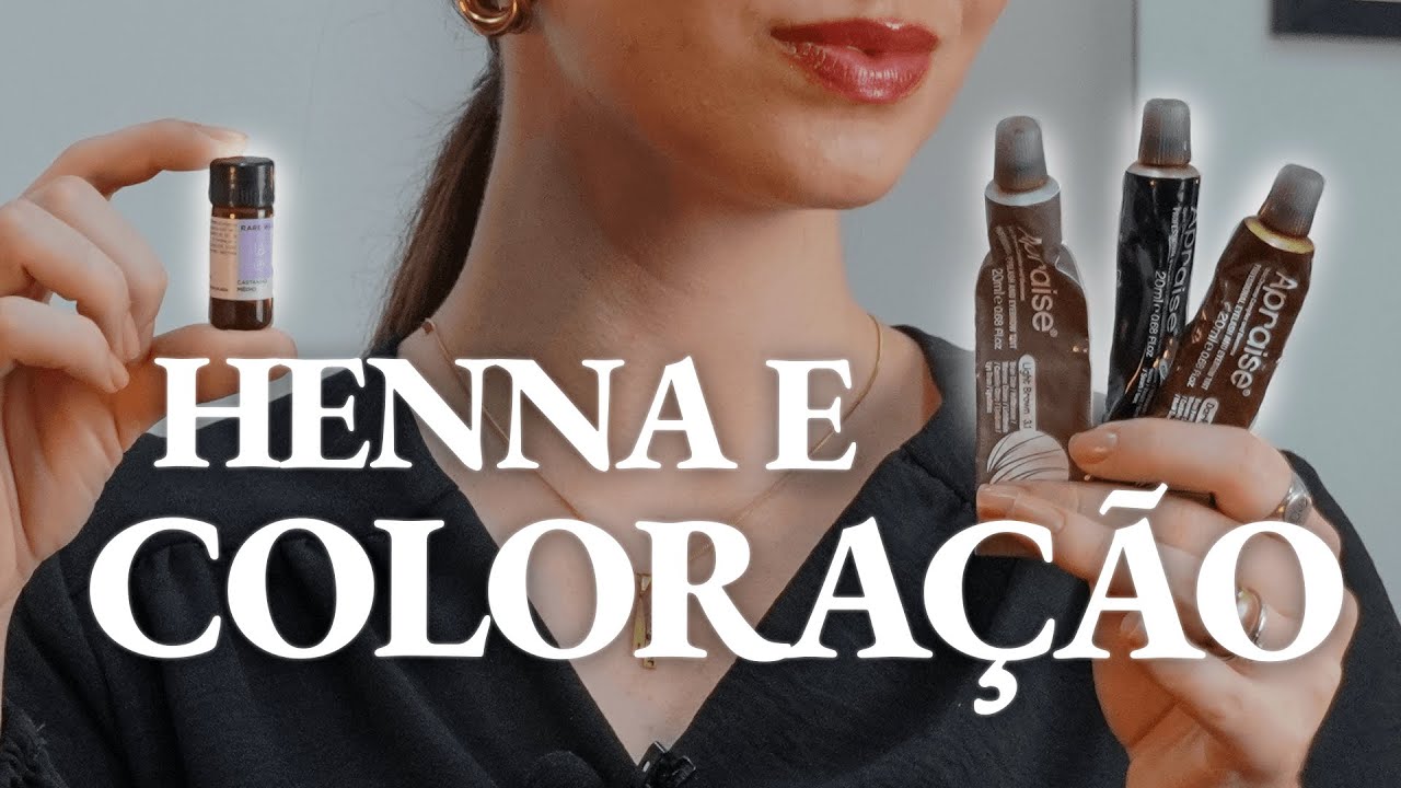 QUAL A DIFERENÇA DE HENNA E COLORAÇÃO PARA SOBRANCELHAS?