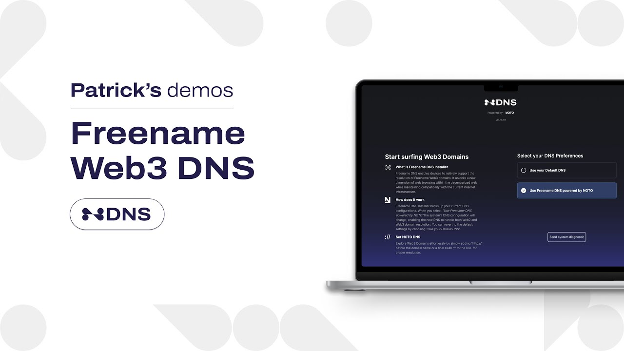 How to: Freename Web3 DNS