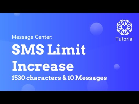 Increase SMS Limit to 1530 characters & 10 messages