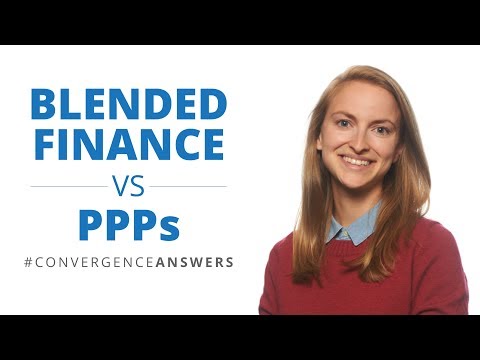 What's the difference between blended finance and PPPs?
