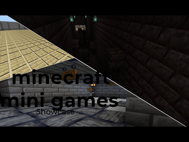 4 Minecraft Mini Games Minecraft Map