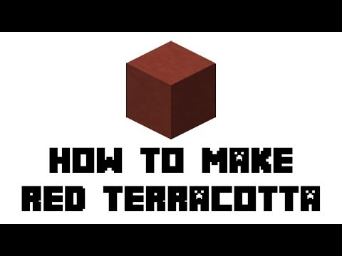 Minecraft Survival: How to Make Red Terracotta