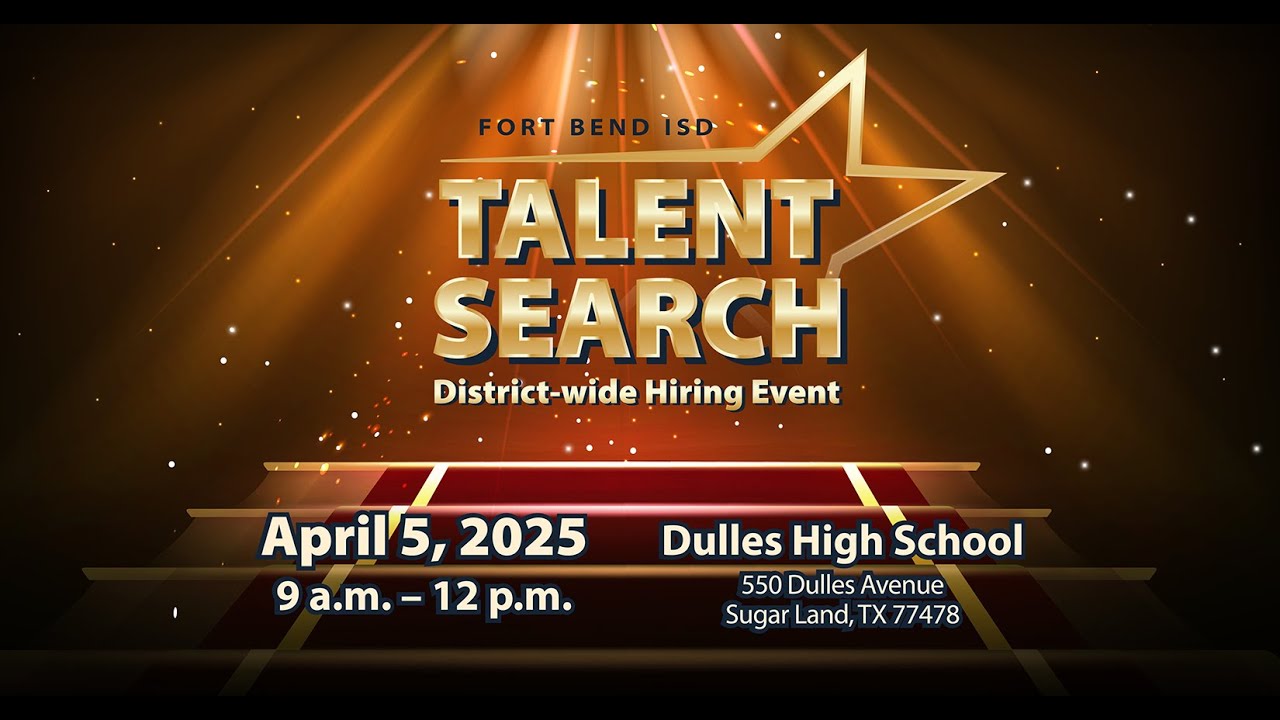 Superintendent Invite to FBISD's Talent Search Job Fair