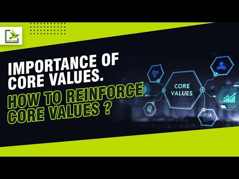 Importance of Core Values | How to reinforce core values ? | (Hindi)