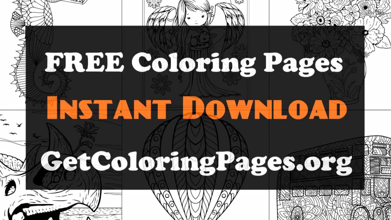Free printable coloring pages for adults only