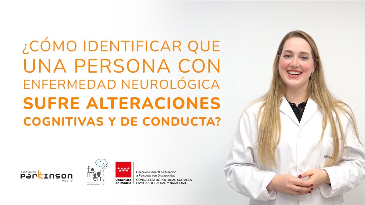 How can you identify if a person with a neurological disease is suffering from cognitive impairment?