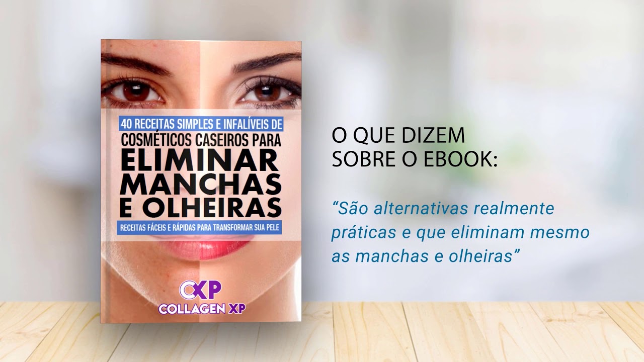 Ebook 40 Receitas Cosméticos para Eliminar Manchas e Olheiras