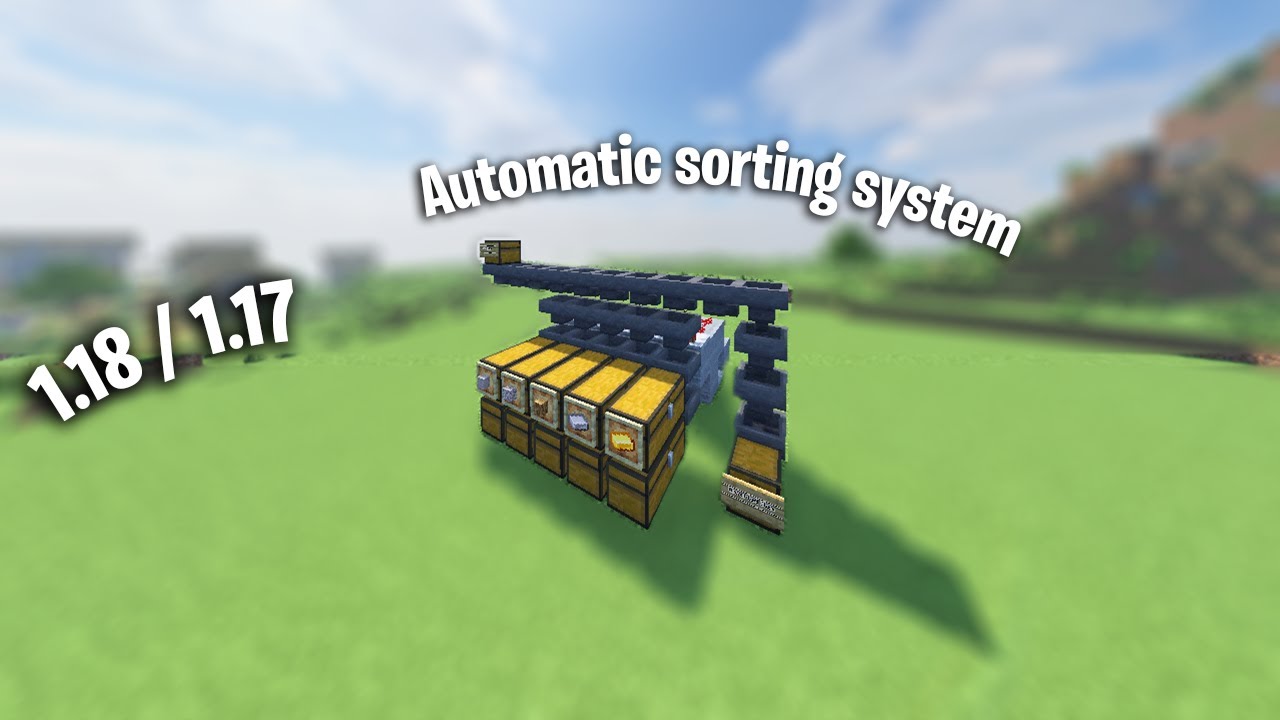 Minecraft Full Automatic Sorting System - 1.19/ 1.18 / 1.17 ........