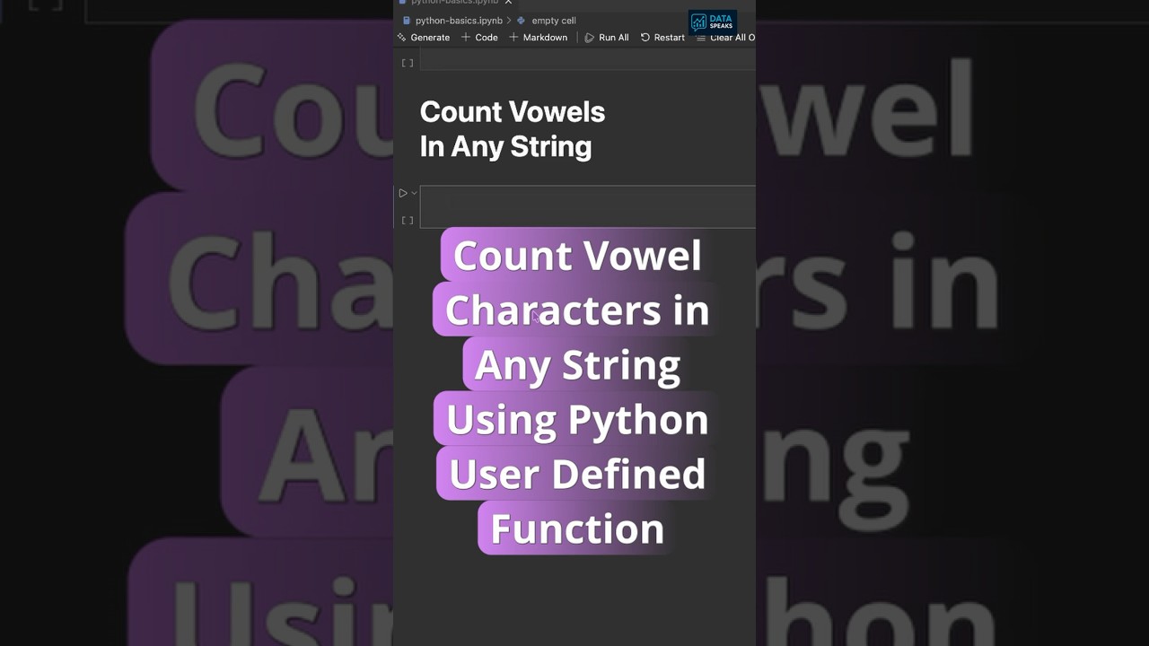 Most Efficient Pythonic Way to Count Vowel Characters in Any String