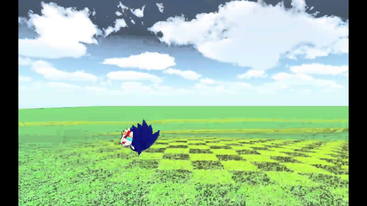Sonic Engine Test 2 (Unity 3D) (Rolling)