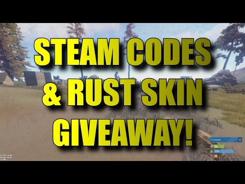 RUST SKIN & STEAM CODES GIVEAWAY! (TIL FEB 10TH!)