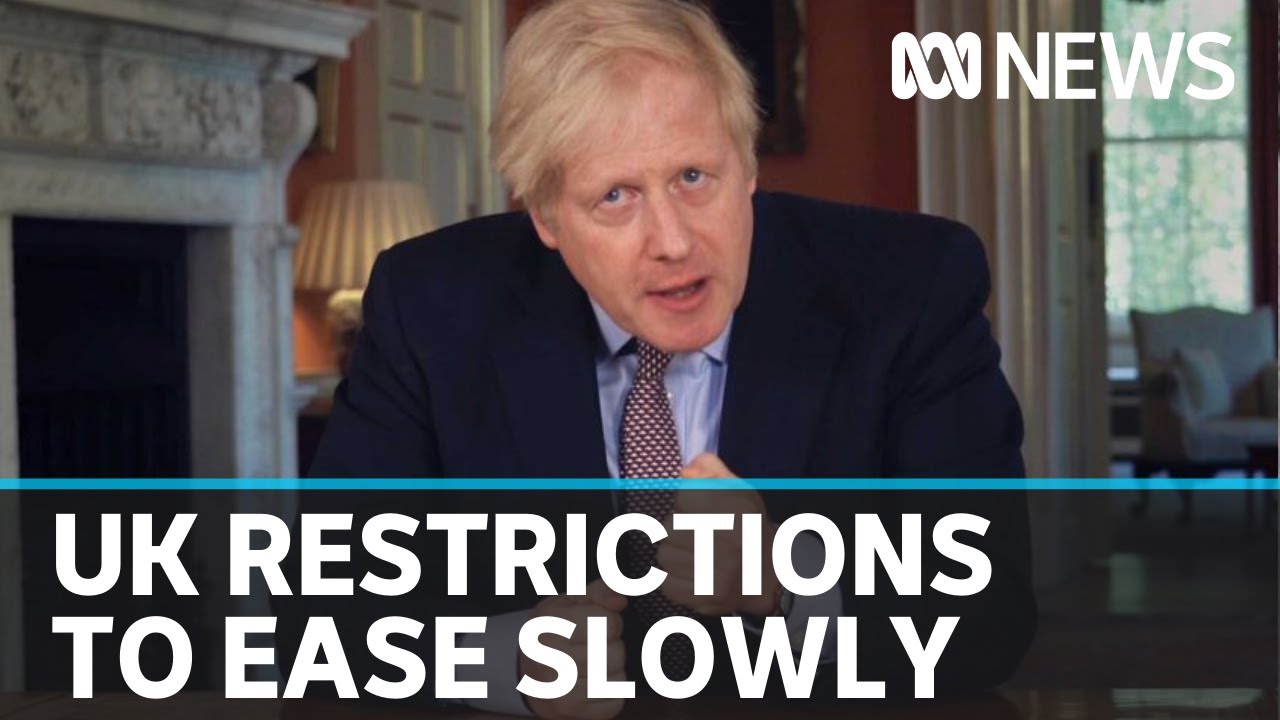 British PM announces easing of coronavirus lockdown restrictions but faces backlash | ABC News
