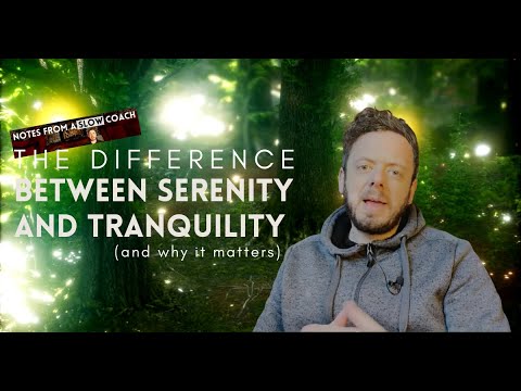 Is it serene or tranquil?