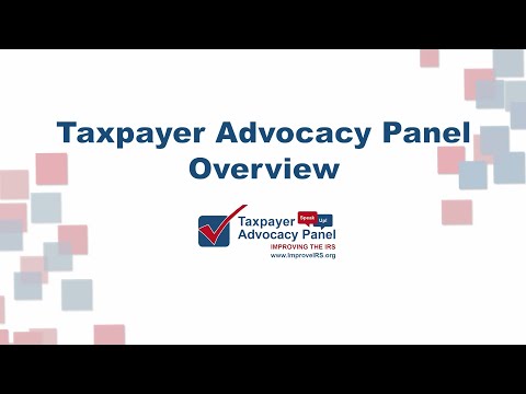Taxpayer Advocacy Panel (TAP) Overview