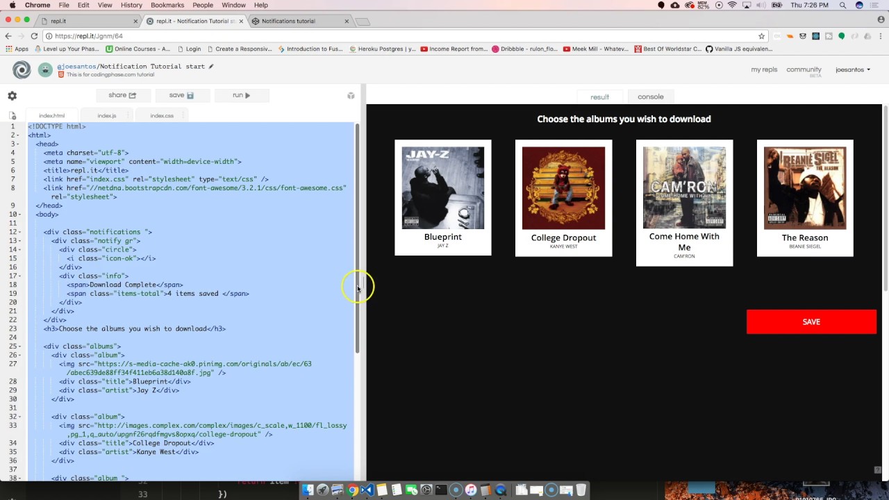Vanilla Javascript Notifications #4 | #CodingPhase