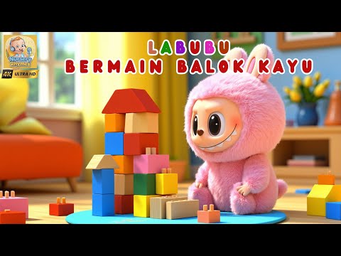 Labubu Bermain Balok Kayu - Nursery Rhymes | Lagu Anak Indonesia | Lagu Labubu Bahasa Indonesia