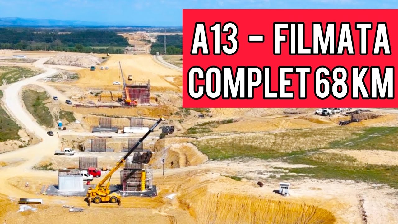 A13 Sibiu - Fagaras Highway Filmed Complete 68 km! Good involvement of Makyol. 15.08.25