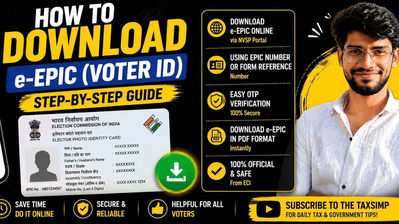 Download Digital Voter ID Card in 2 Minutes | e-EPIC Guide