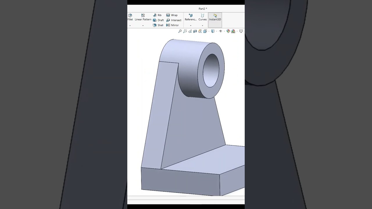 Solidworks Part Modeling Tutorial-24 #jscadcam #solidworkspartmodeling #solidworkstutorial