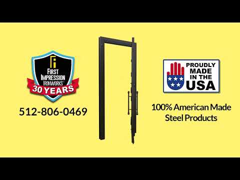 Iron Entry Door Product Animation by First Impression Ironworks in Texas