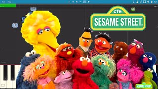Sesame Street The Alphabet Song Paino Watch HD Mp4 Video Download Free