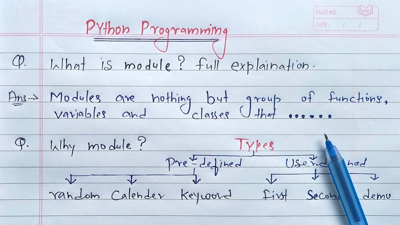 Python Modules | Learn Coding