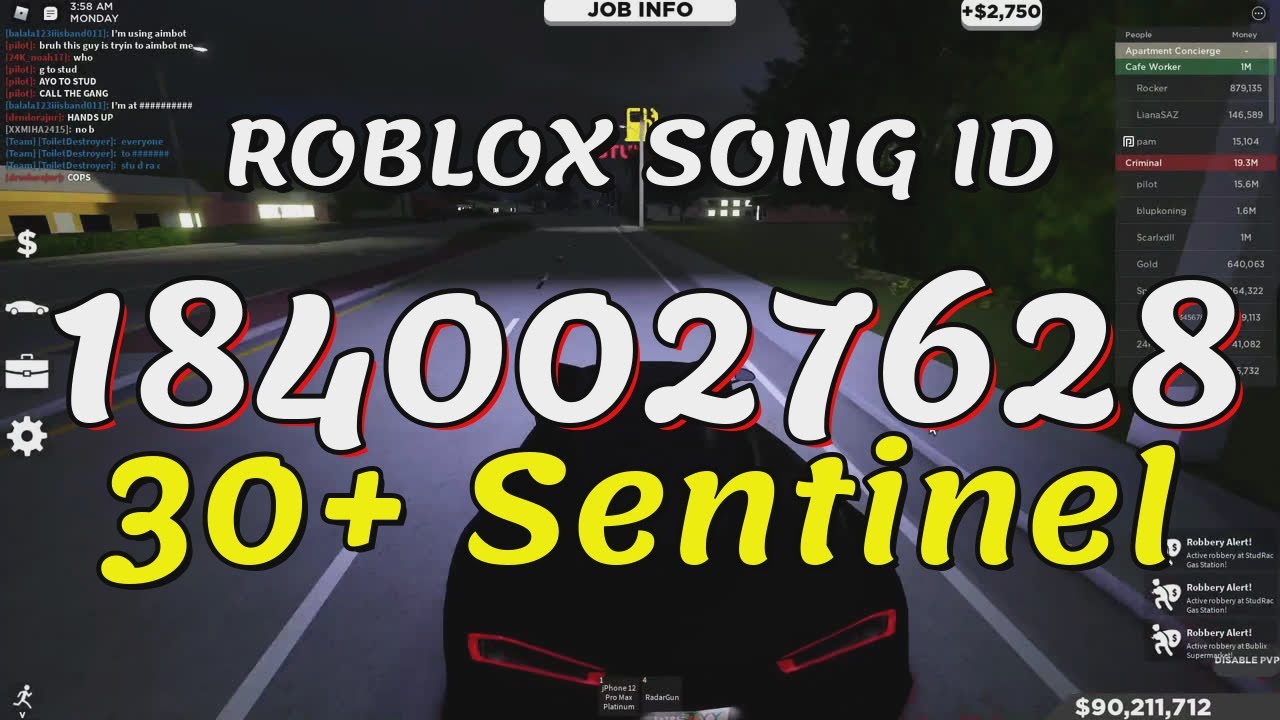 30+ Sentinel Roblox Song IDs/Codes
