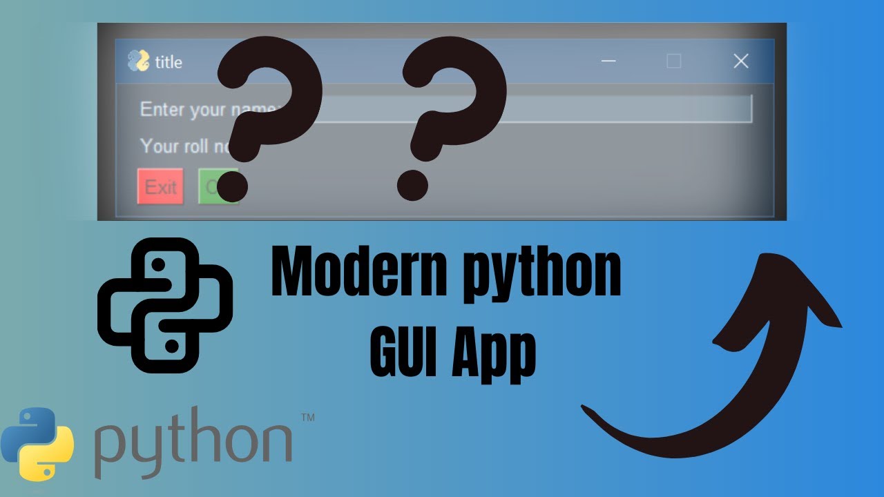 python gui tutorial |Python programming(YOU MUST TRY!!!!!)