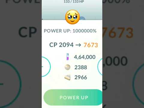 When I max powered up my rarest Shundo..... 😳 Pokemon go