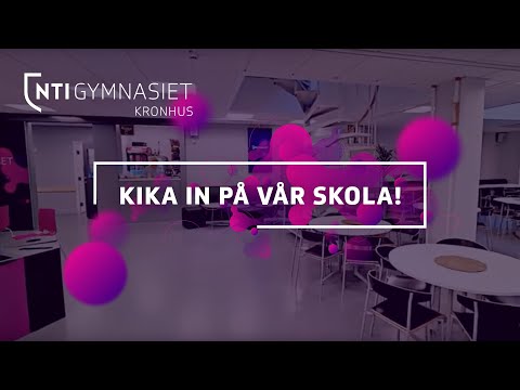 3D-tur på NTI Gymnasiet Kronhus