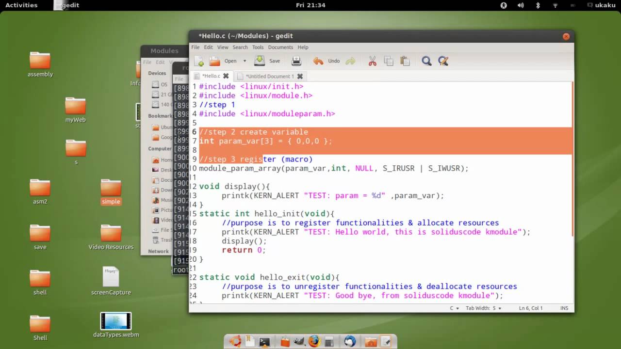 Linux Kernel Module Programming - 04 Passing Arugments to Kernel Module