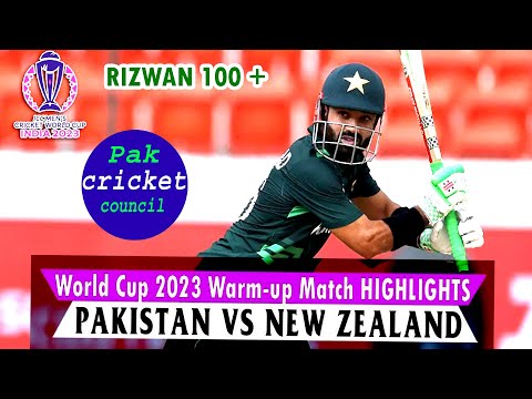 New zealand vs Pakistan Warm Up Match Highlight World Cup 2023