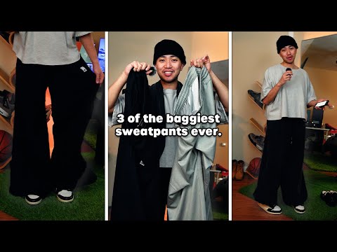 i found the baggiest sweatpants ever. if you need affordable sweats under $100. these are perfect.