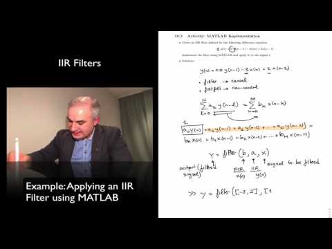 T10V3-Example of MATLAB application of IIR filter