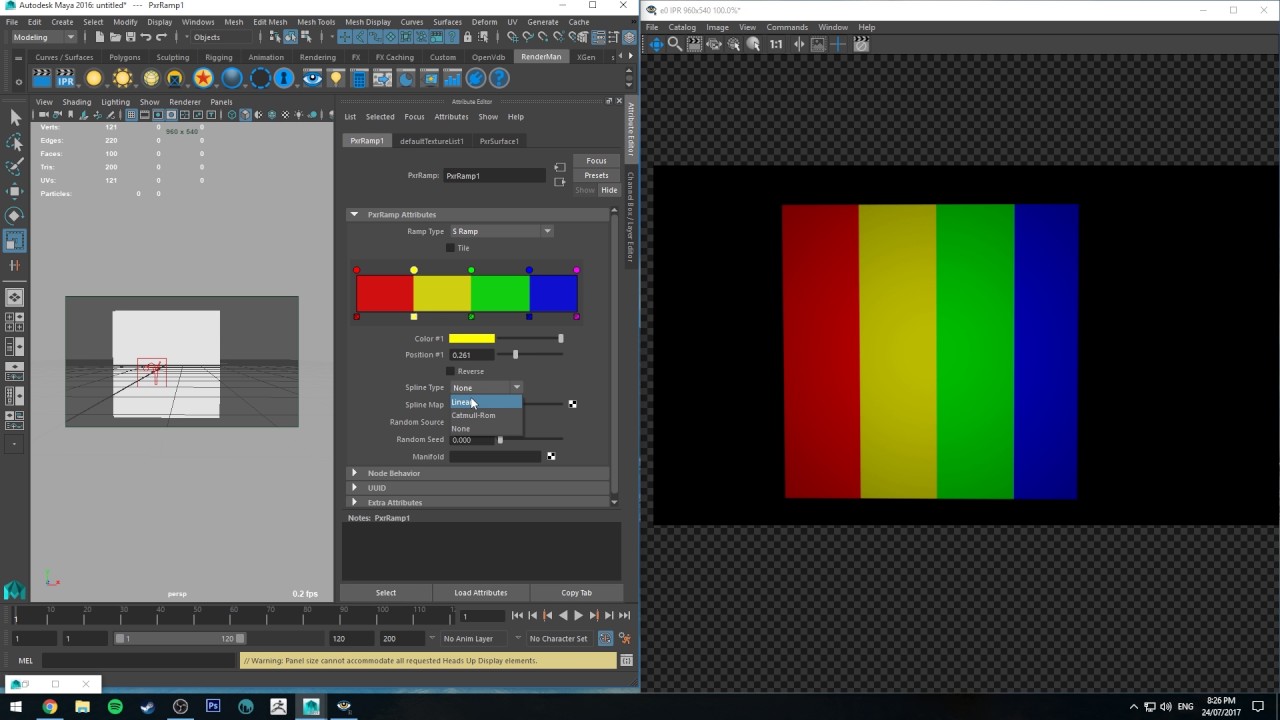 Renderman 21 Pxr Ramp Tutorial