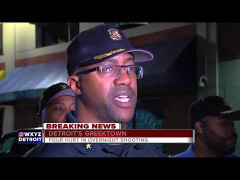 Four shot overnight in Detroit's Greektown