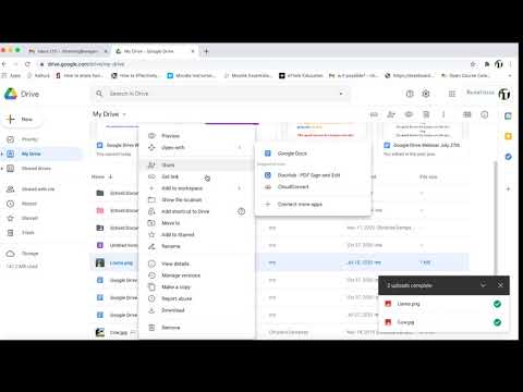 Google Drive Basics 2021