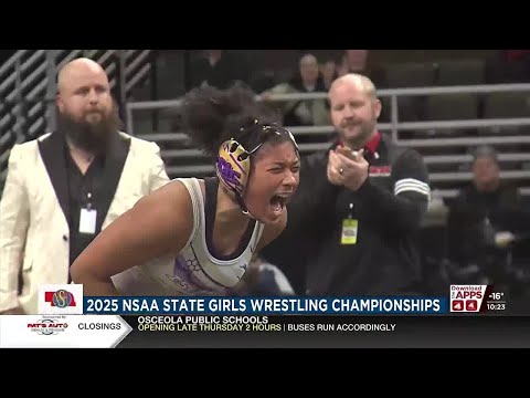 2025 NSAA State Girls Wrestling Championship Finals - 10 p.m. report