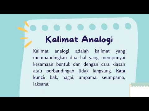 Kalimat Perbandingan, Analogi, Sinonim dan Antonim dalam Artikel Ilmiah Populer, SMP KELAS 8
