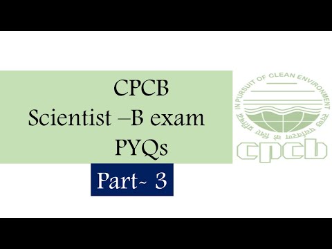 CPCB recruitment 2025| previous paper solution| important PYQs for CPCB scientist -B exam