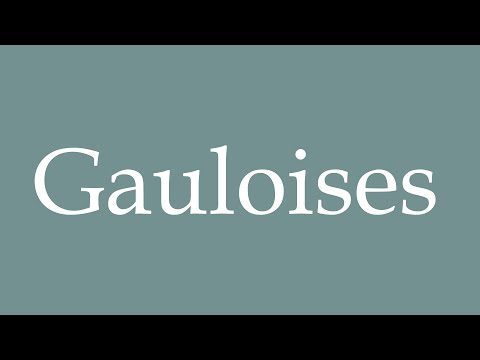 How to pronounce ''Gauloises'' correctly in French