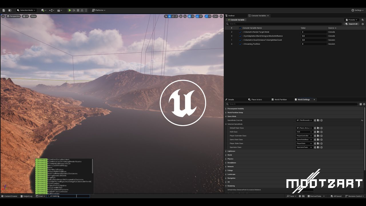 Unreal Engine 5  -  Console Variables
