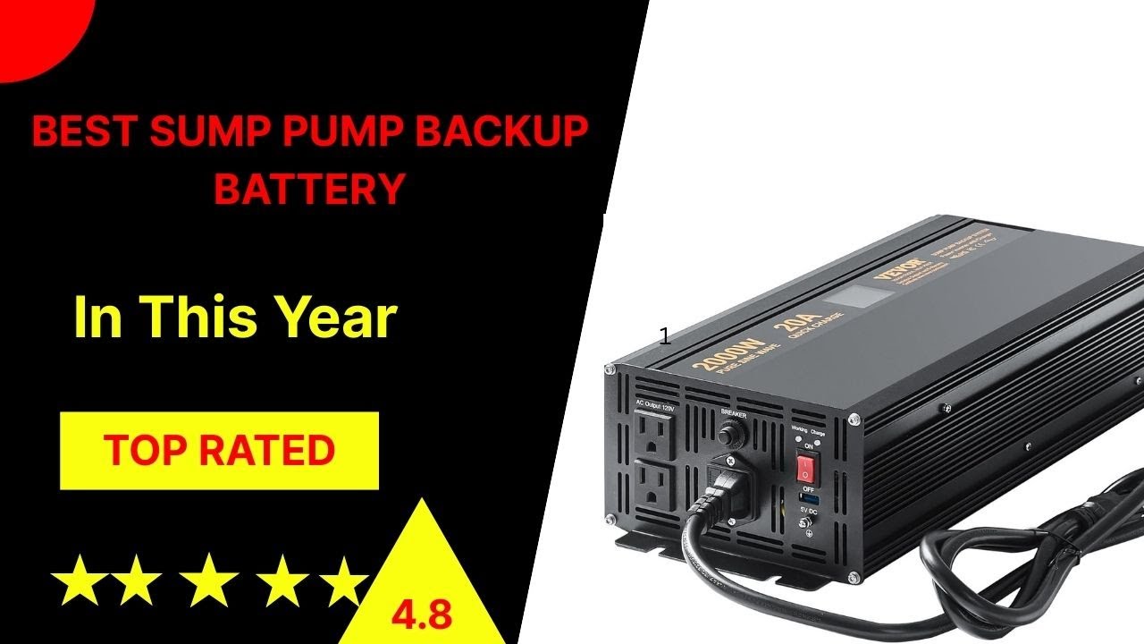 ✅Best sump pump backup battery:Sump pump backup battery(Buying Guide)
