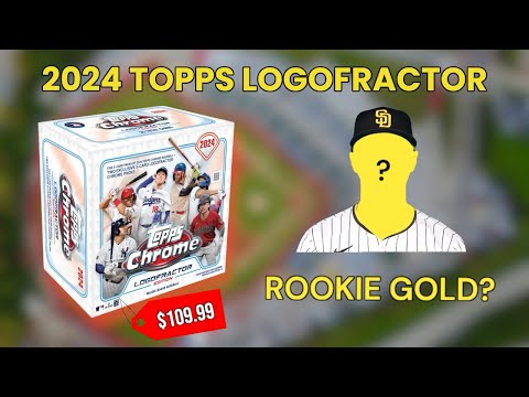 2024 Topps Chrome Logofractor Edition Box Opening! I HIT A GOLD ROOKIE CARD?