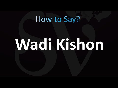 How to Pronounce Wadi Kishon